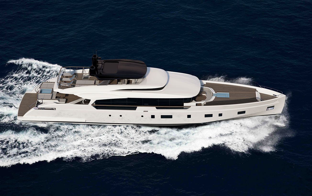 38 metre Columbus Liberty superyacht project for sale